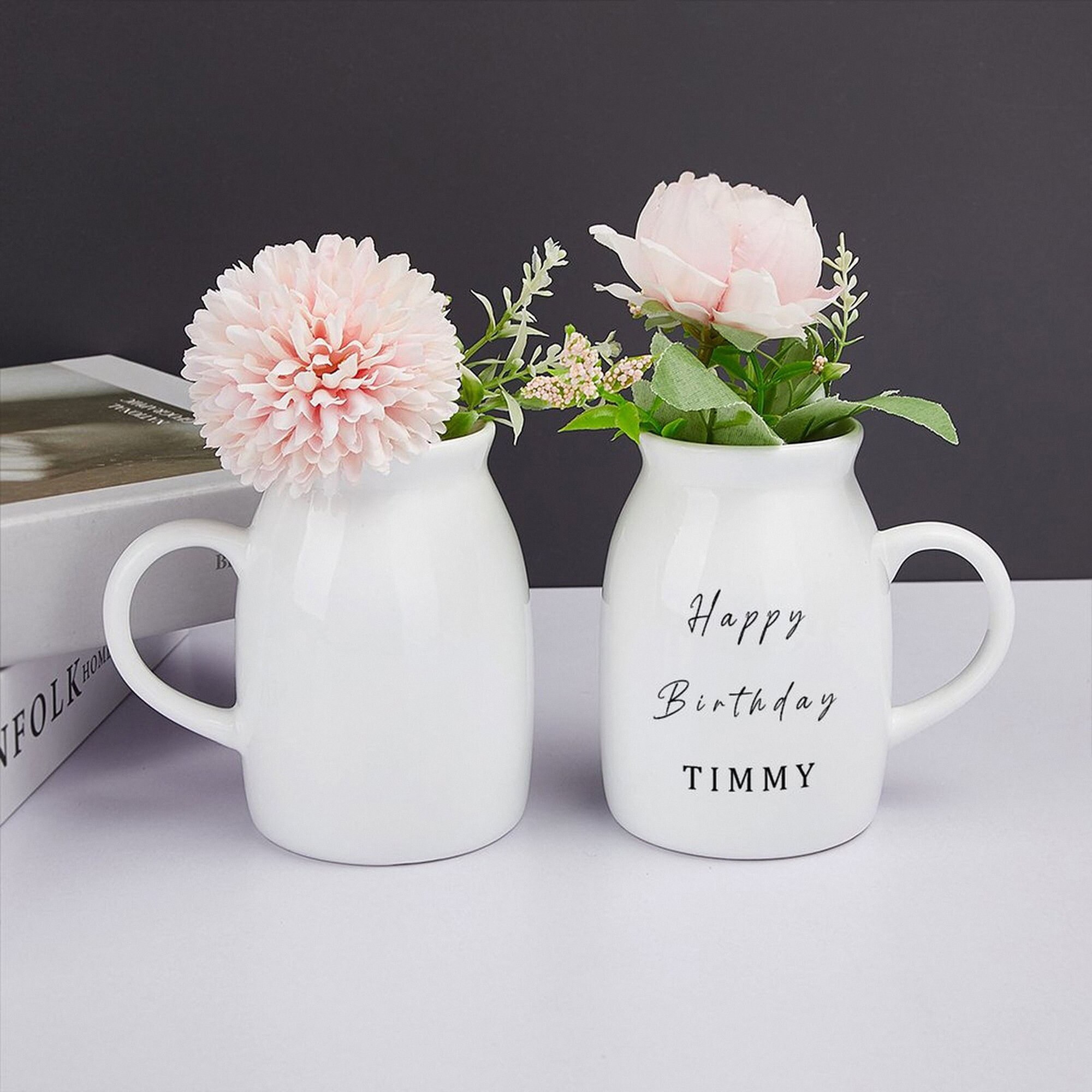 Personalized Vase, Custom Plant Pot With Name, Personalized Wedding ...