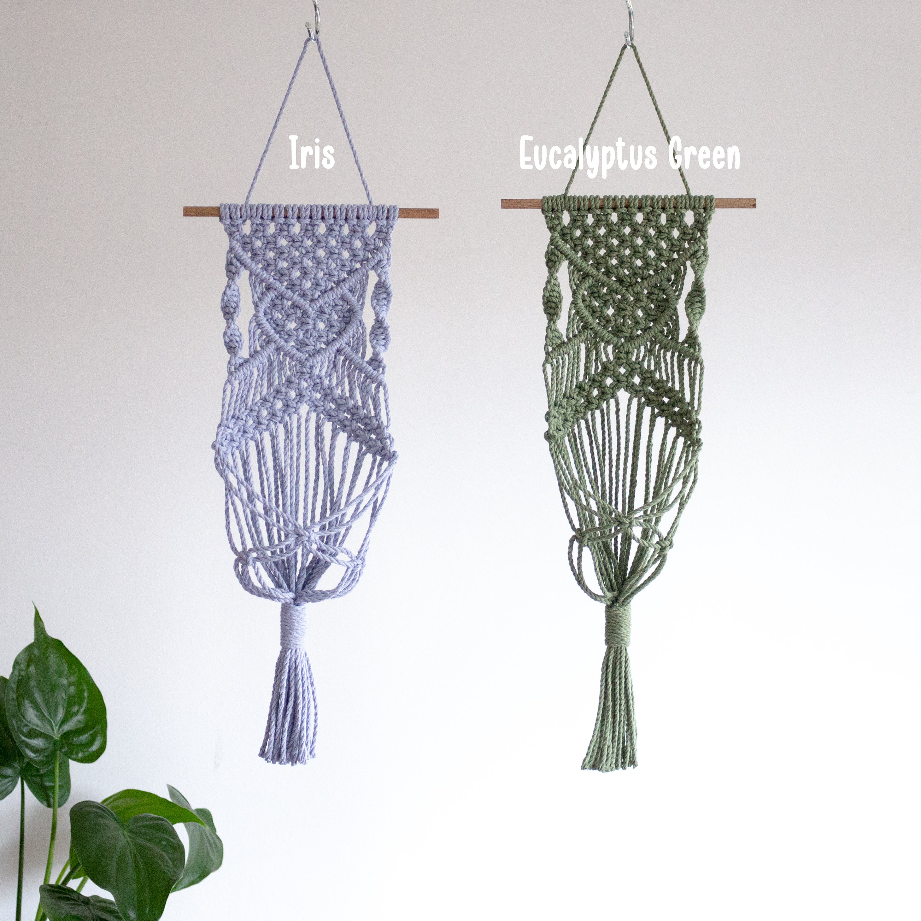 Macrame Wall Plant Hanger Macrame Wall Hanging Plant Holder - Etsy
