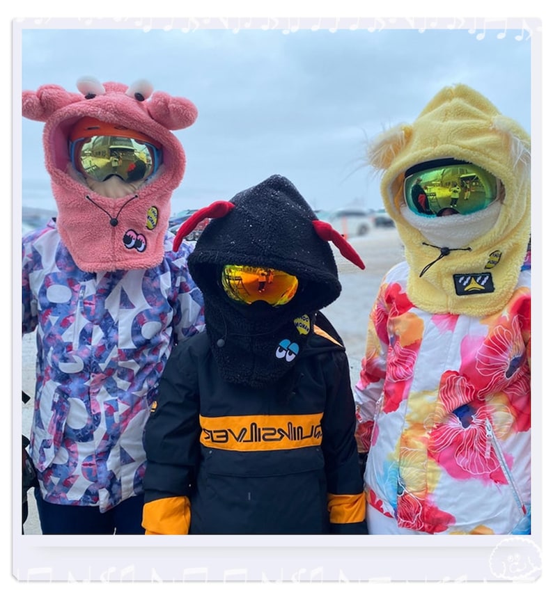 Red Lobster Kids Ski Mask Balaclava Hood, Animal Knit Hat, Gifts for ...