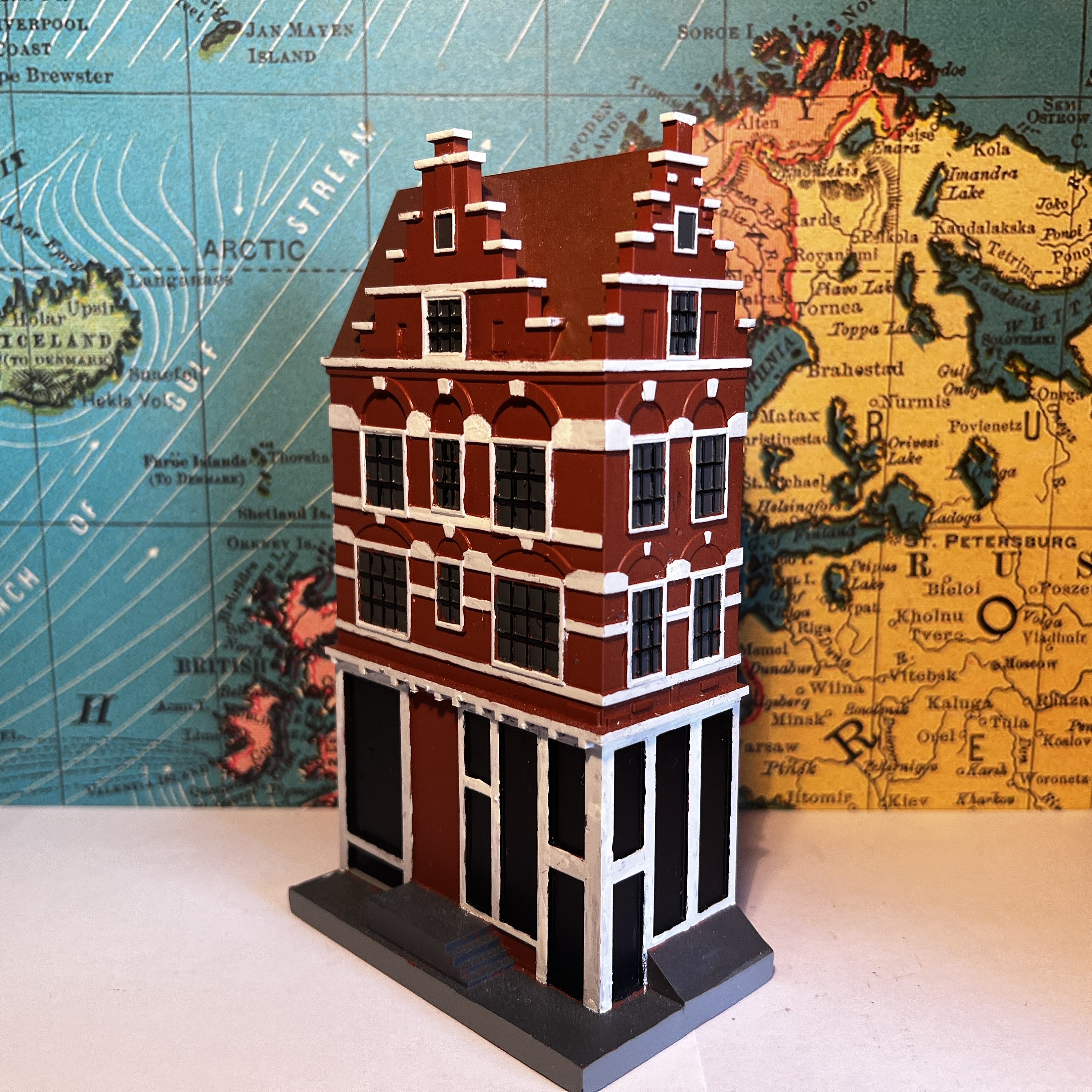 Amsterdam Corner Canal House Model - Etsy