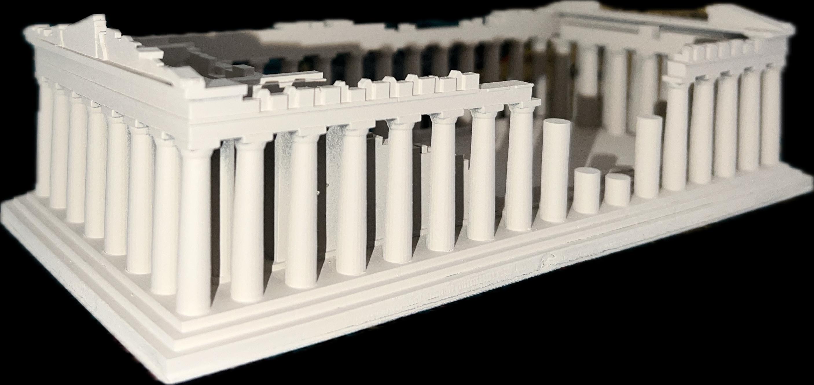 Parthenon - Athens Acropolis Model - Etsy