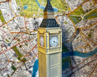 MINIATURE BIG BEN Landmark London Plastic Figures Figurines Terrarium ...