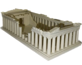 THE PARTHENON Architecture Paper Model Kit Ancient Greek Temple Acropolis Athens Greece School ...