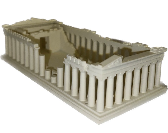 THE PARTHENON Architecture Paper Model Kit Ancient Greek Temple ...