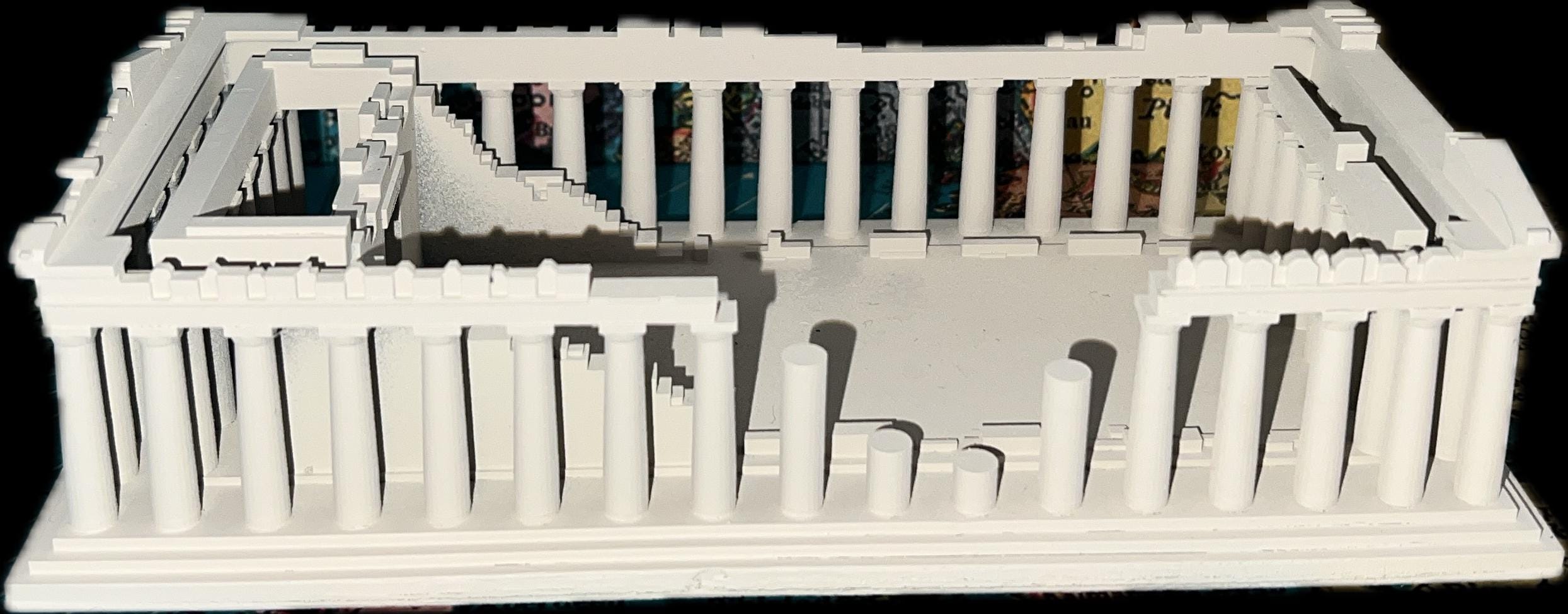 Parthenon - Athens Acropolis Model - Etsy