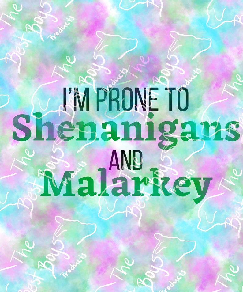 Irish Svg-shenanigans Svg-malarkey Svg-st. Patrick's Day - Etsy