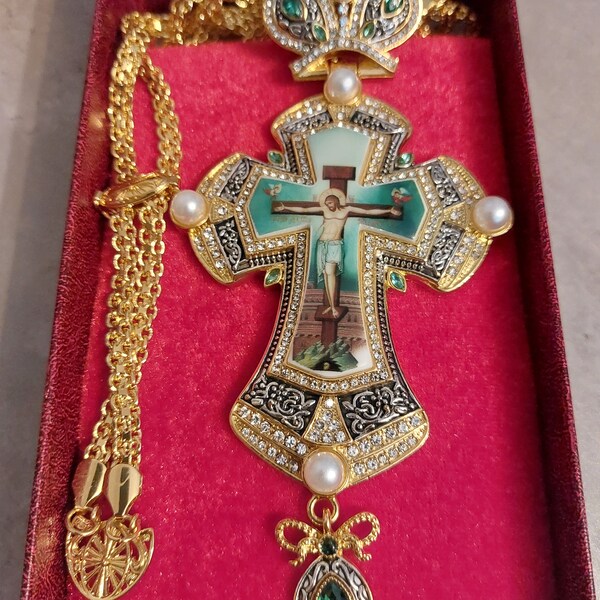 Orthodox Pectoral Cross - Etsy