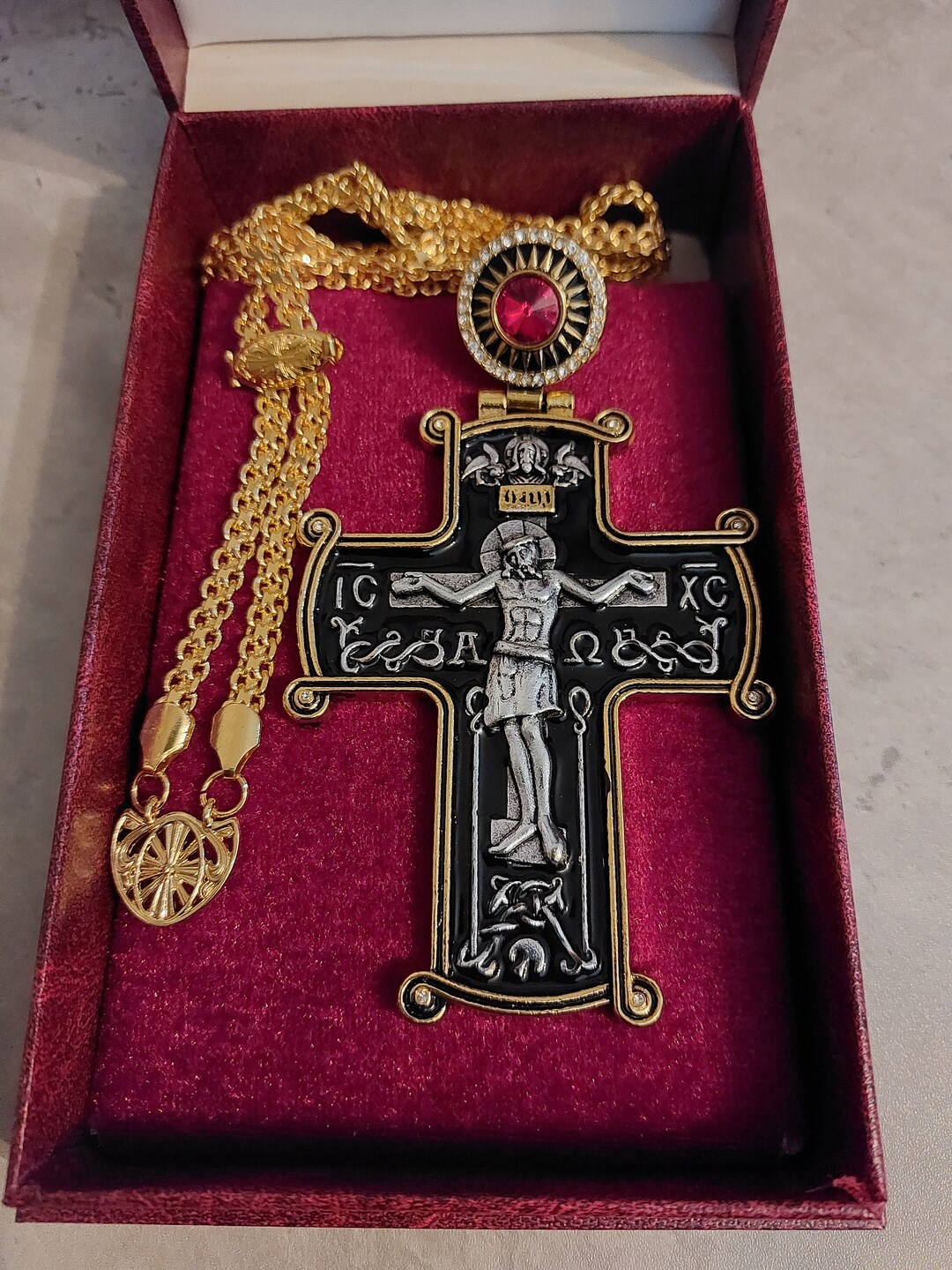 Pectoral Orthodox Cross - Etsy