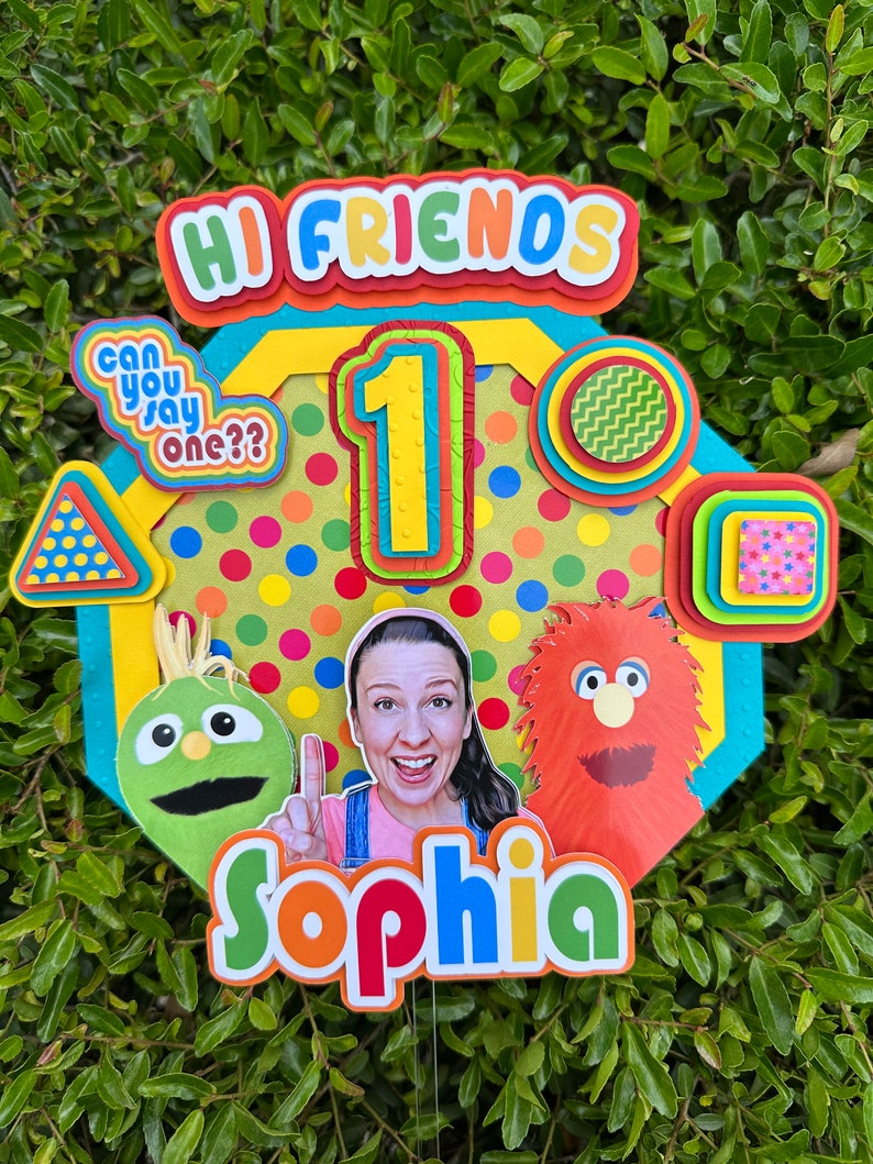 Ms Rachel Custom Cake Topper / Ms Rachel Centerpiece / Birthday Party ...