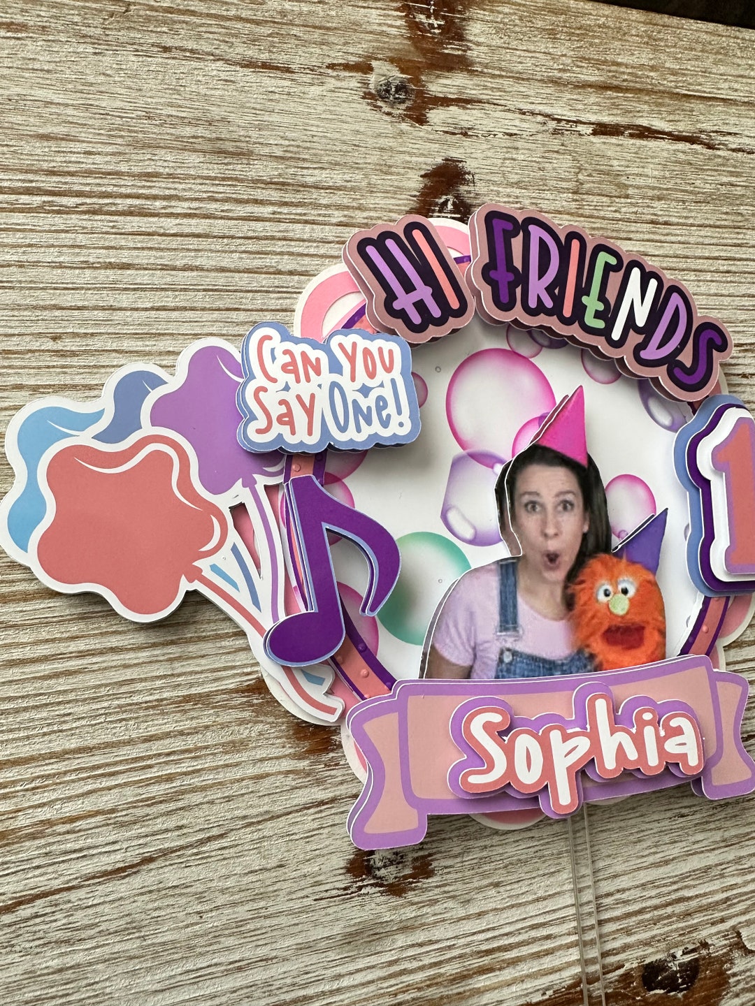 Ms Rachel Custom Cake Topper/ Ms Rachel Cake Topper/ Custom Cake Topper ...