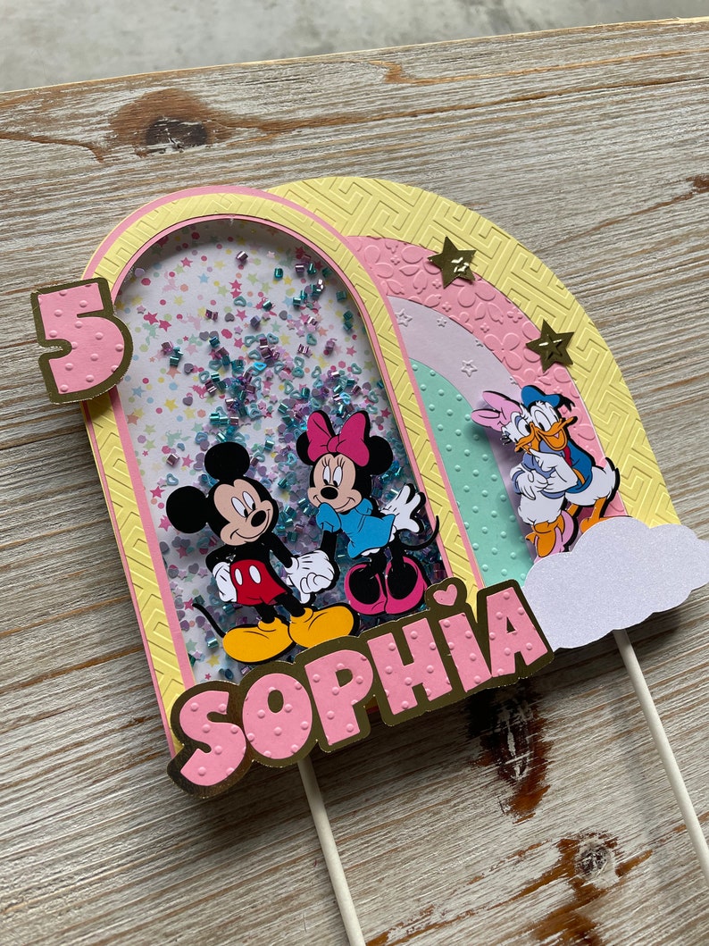 Mouse Shaker Cake Topper Cake Topper Birthday Decorations - Etsy