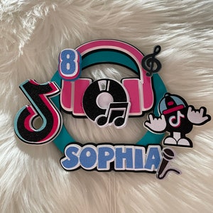 Tiktok Cake Topper / Centerpiece / Birthday Party Decoration - Etsy