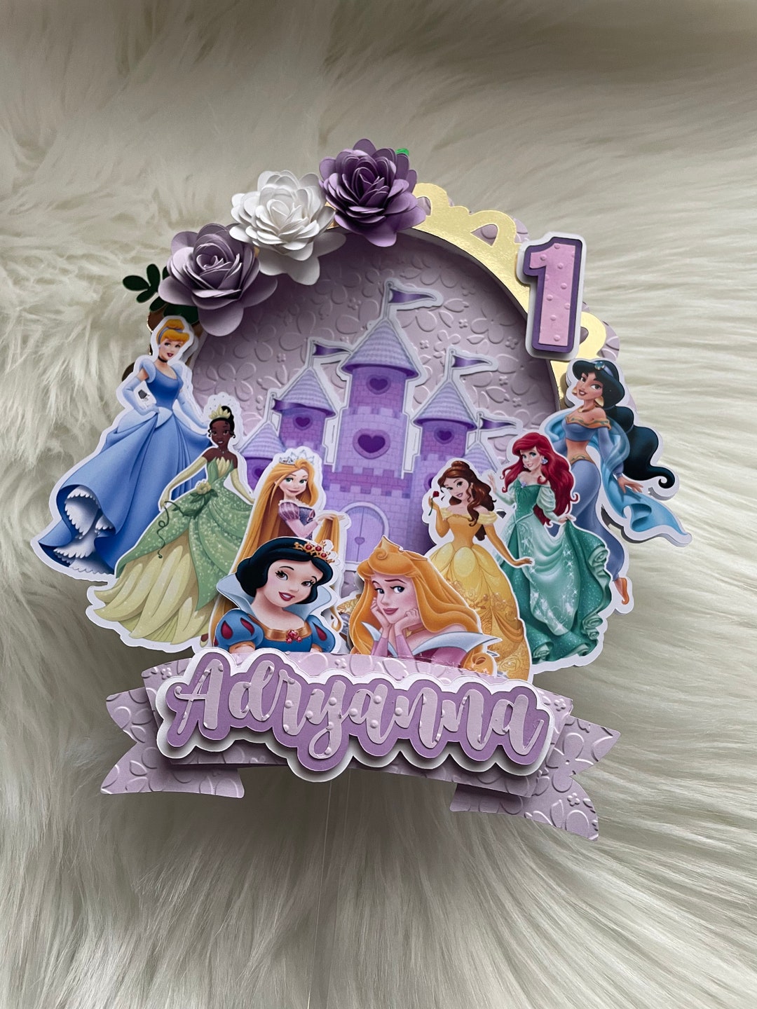 Princess Cake Topper| Princess Centerpiece | Princess Birthday Party ...