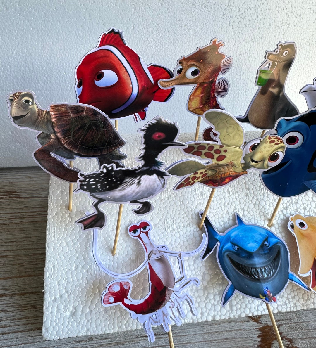 Finding Dory Nemo Cupcake Toppers / Custom Cupcake-topper - Etsy