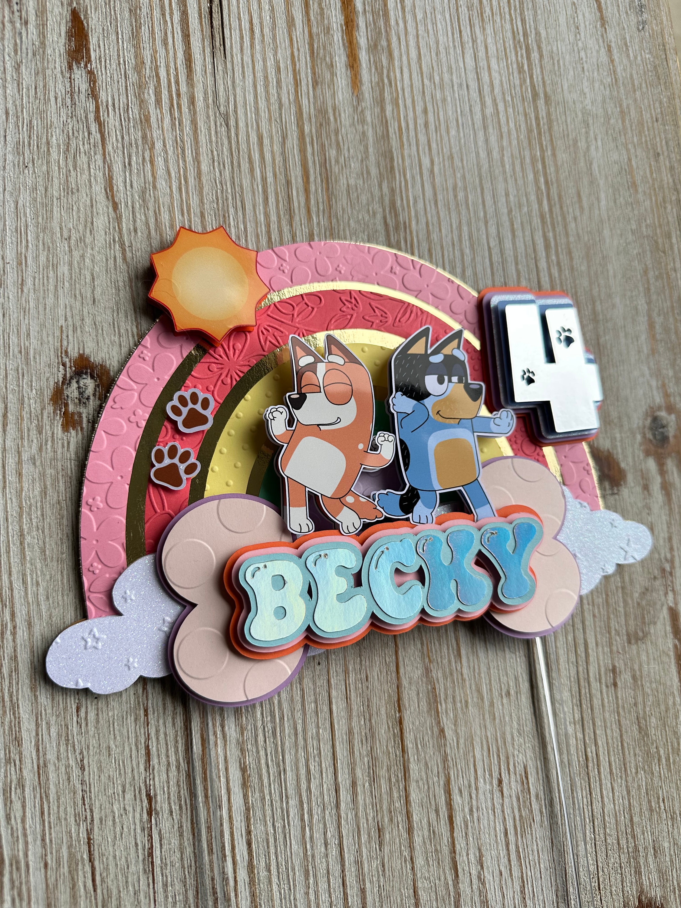 Blue Dog Custom Cake Topper/ Blue Dog Party Centerpiece/ - Etsy