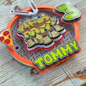 Inspired Green Turtle Cake Topper / Custom Cake Topper - Etsy