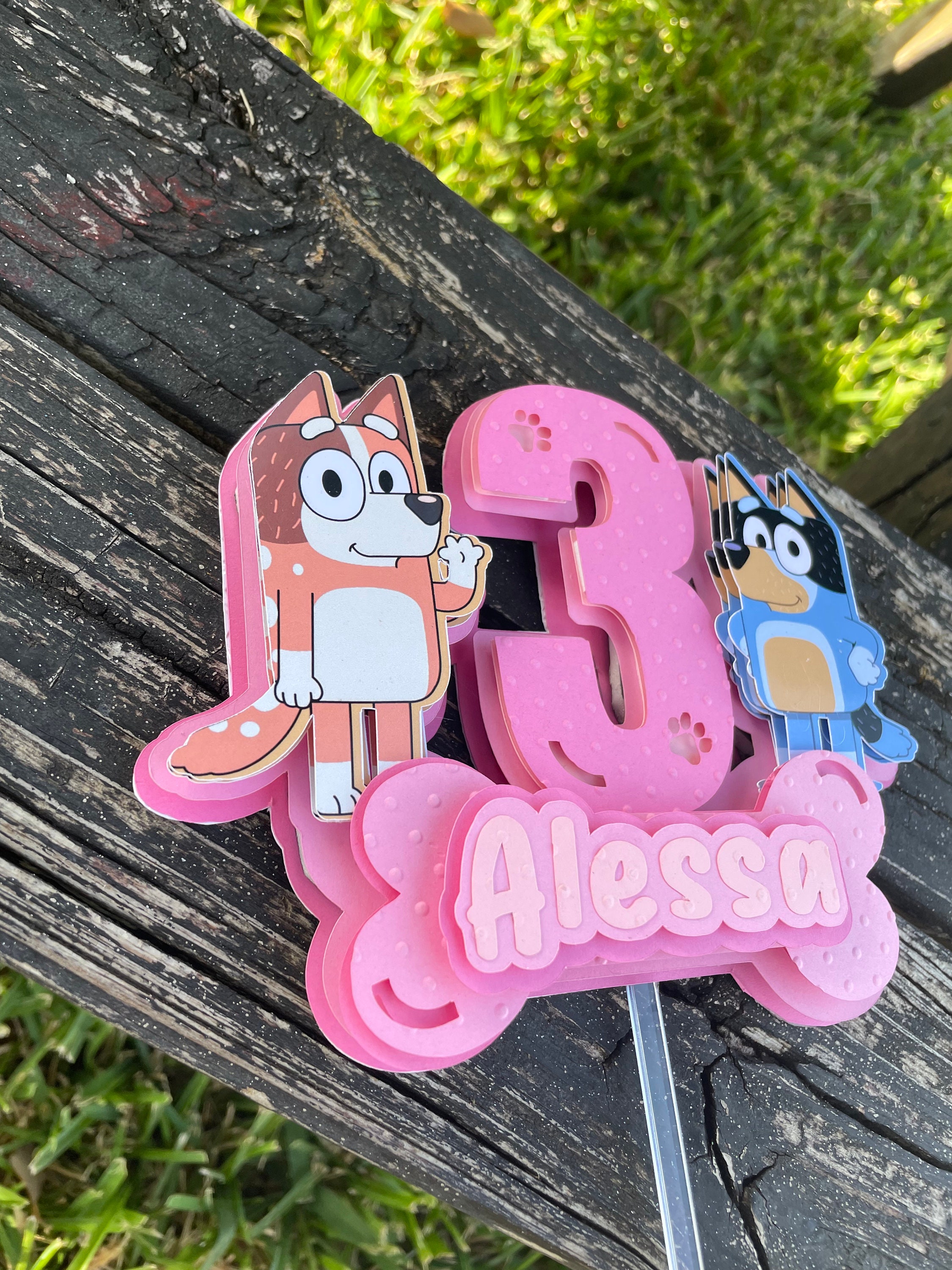 Blue Dog Cake Topper | Blue Dog Centerpiece | Blue Dog Birthday Party ...