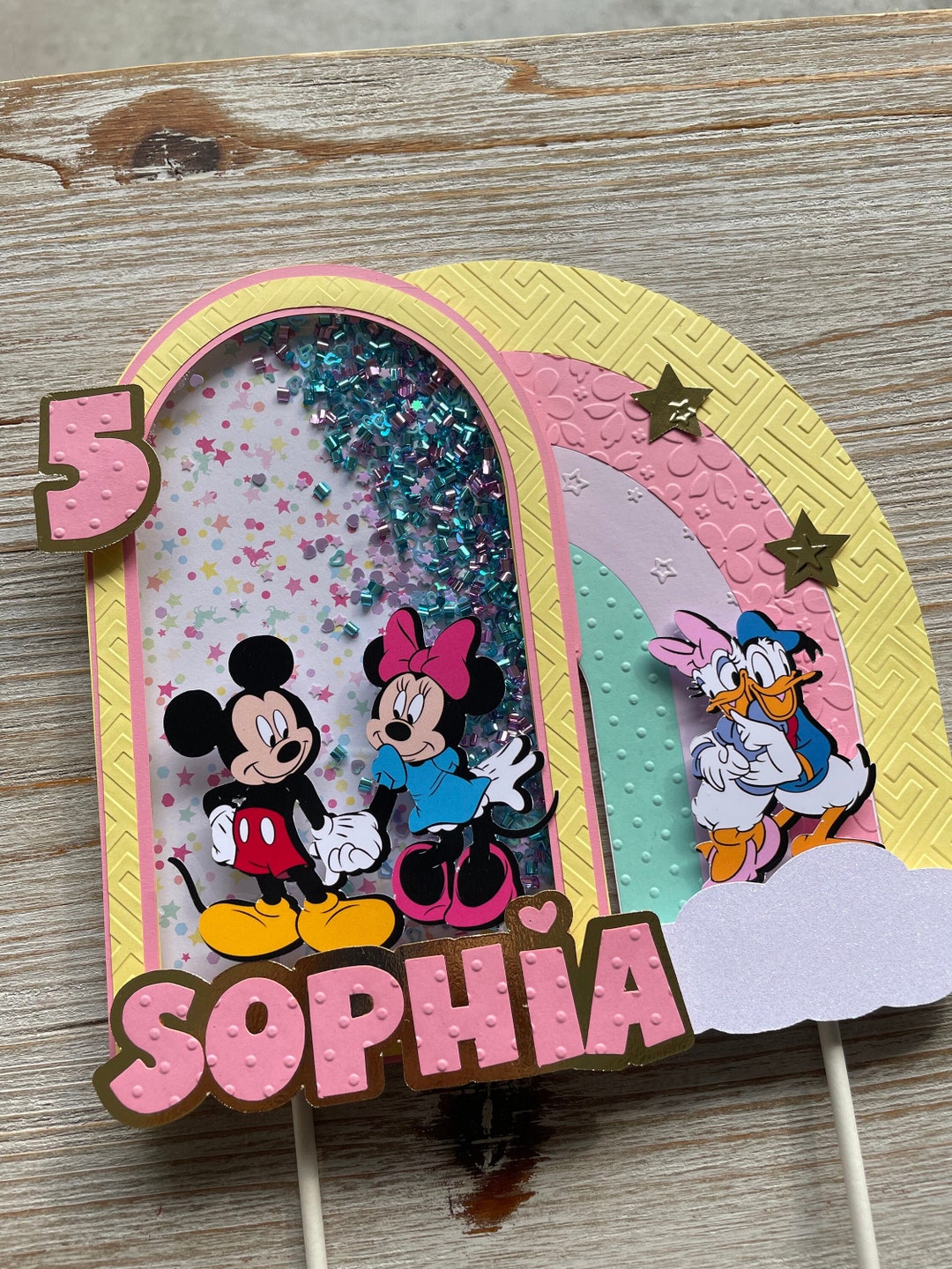 Mouse Shaker Cake Topper | Cake Topper | Birthday Decorations - Etsy