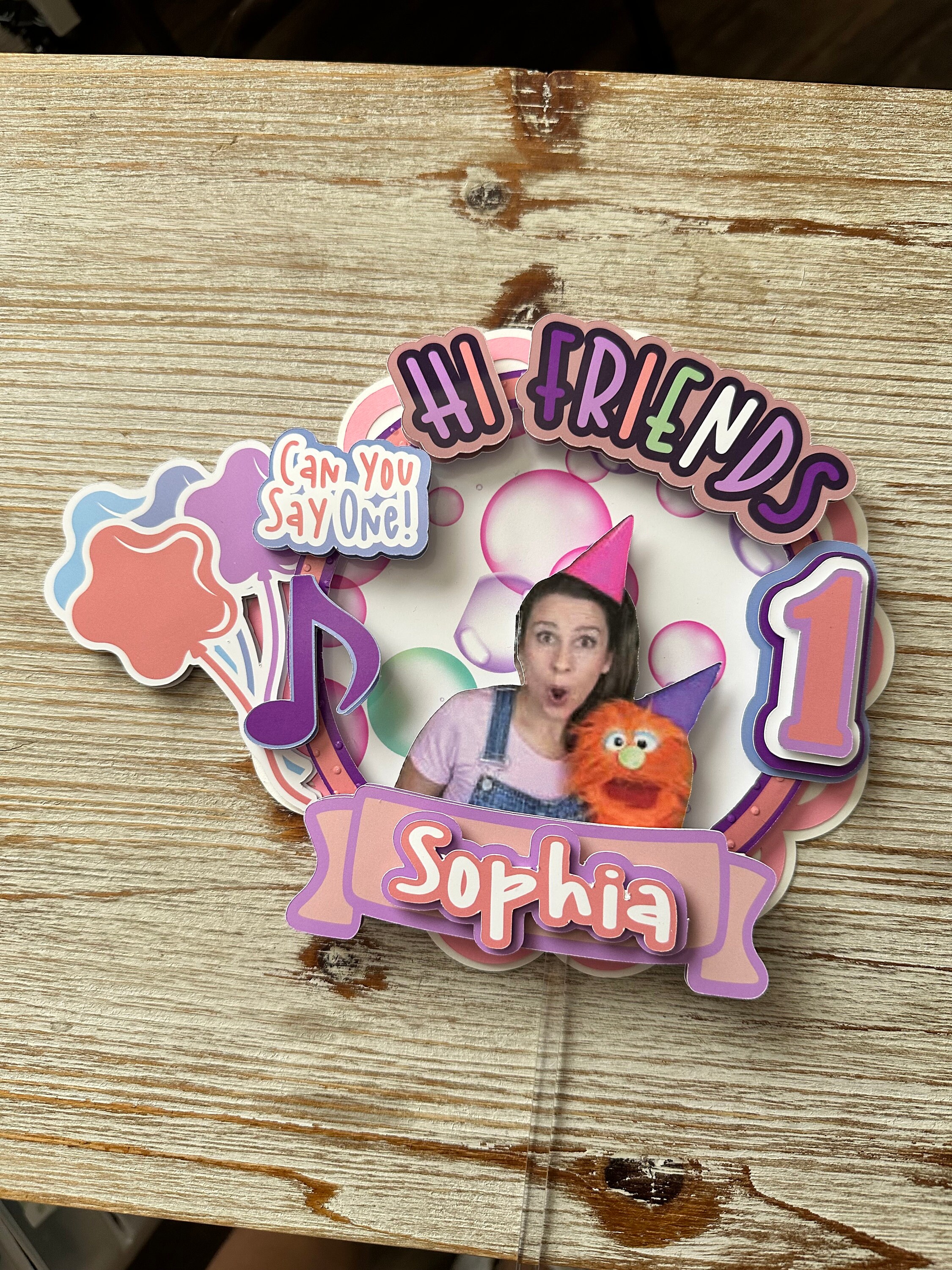 Ms Rachel Custom Cake Topper/ Ms Rachel Cake Topper/ Custom - Etsy