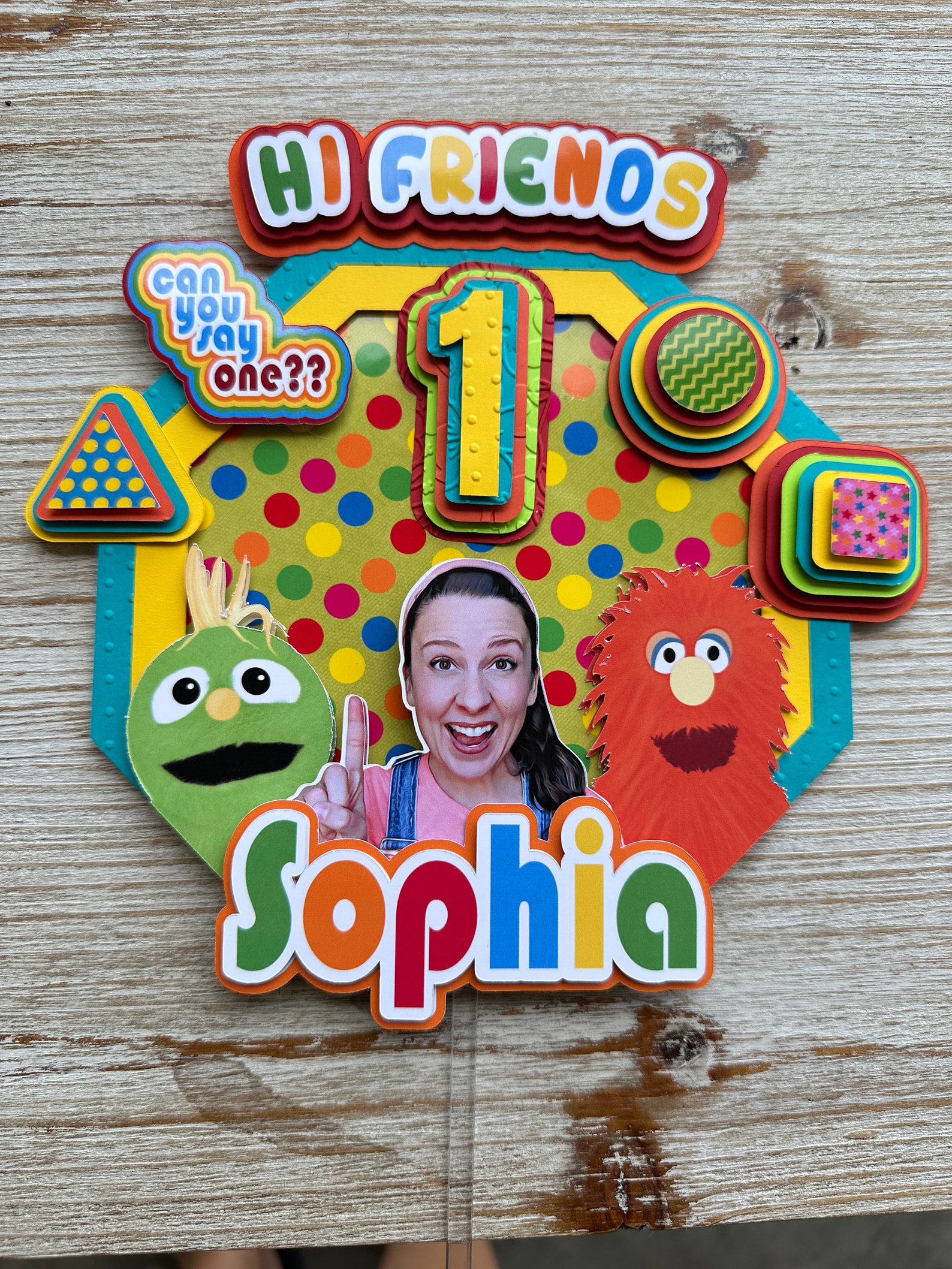 Ms Rachel Custom Cake Topper / Ms Rachel Centerpiece / Birthday Party ...