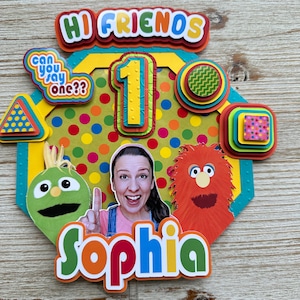 Ms Rachel Custom Cake Topper / Ms Rachel Centerpiece / Birthday Party ...