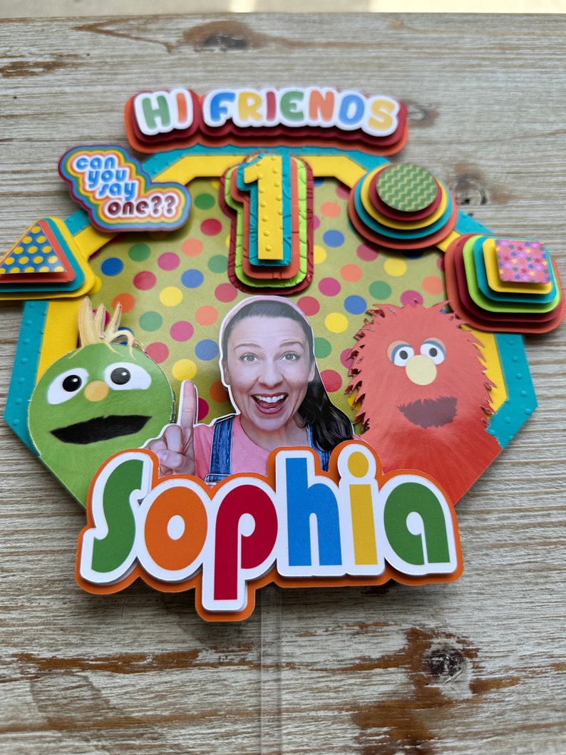 Ms Rachel Custom Cake Topper / Ms Rachel Centerpiece / Birthday Party ...