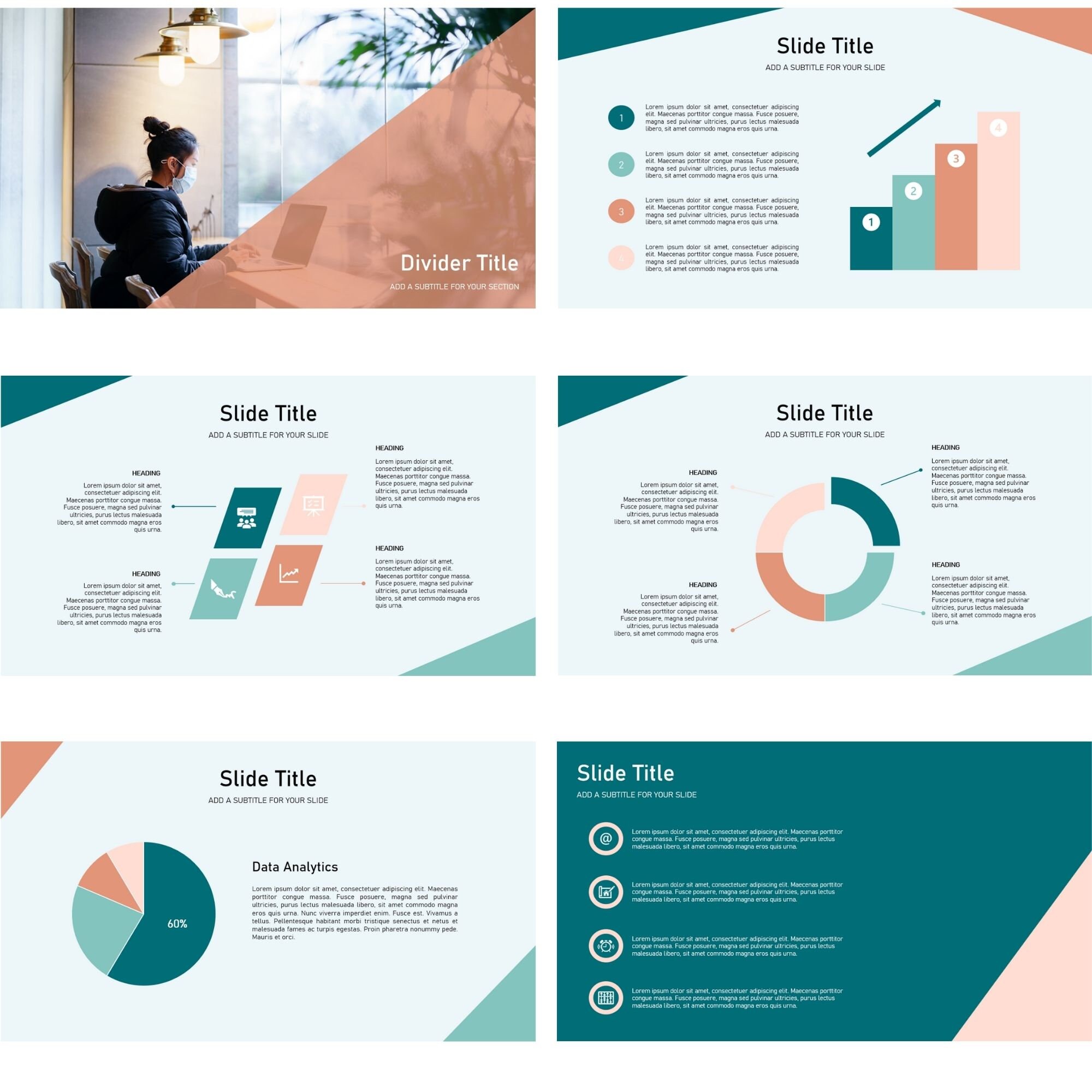 Clean Business Powerpoint Deck Template - Etsy