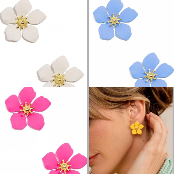 Preppy Earrings - Etsy