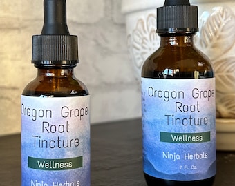 Oregon Grape Root Tincture // Extract /BERBERINE/ Organic 1 Oz. - Etsy