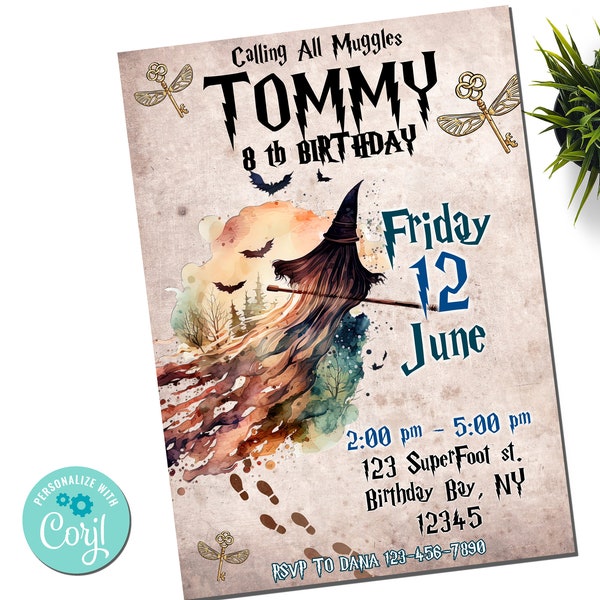 Sorting Hat Invitations - Etsy