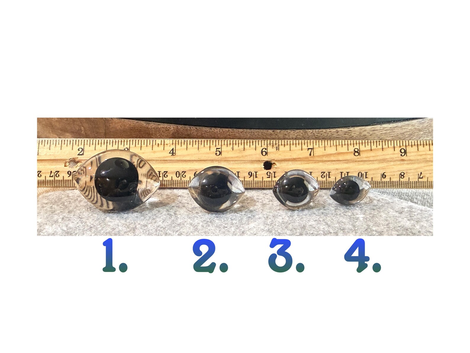 Dragon Scale Safety Eyes | Color Changing Resin Eyes for Amigurumi - Etsy