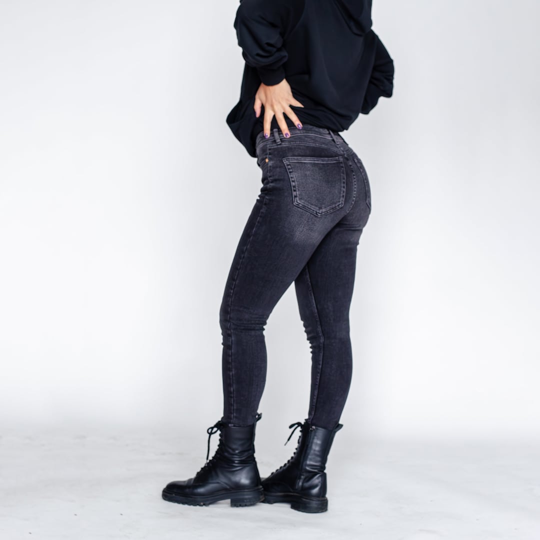 High Rise Skinny Jeans for Women - Etsy