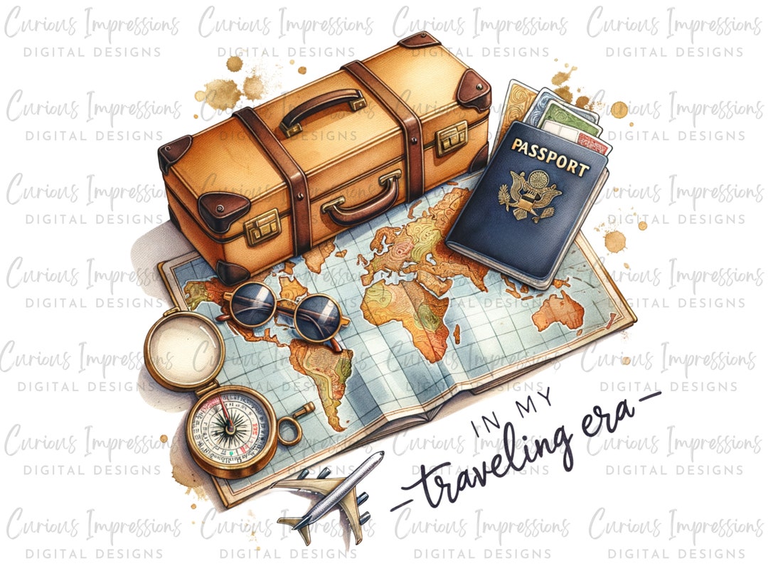 In My Traveling Era Png, Travel Merch, Trendy Travel, Travel Agent ...