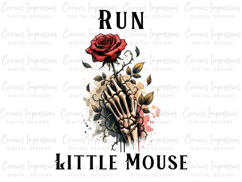Run Little Mouse Png, Zade Shirt, Haunting Adeline Png, Dark Romance ...