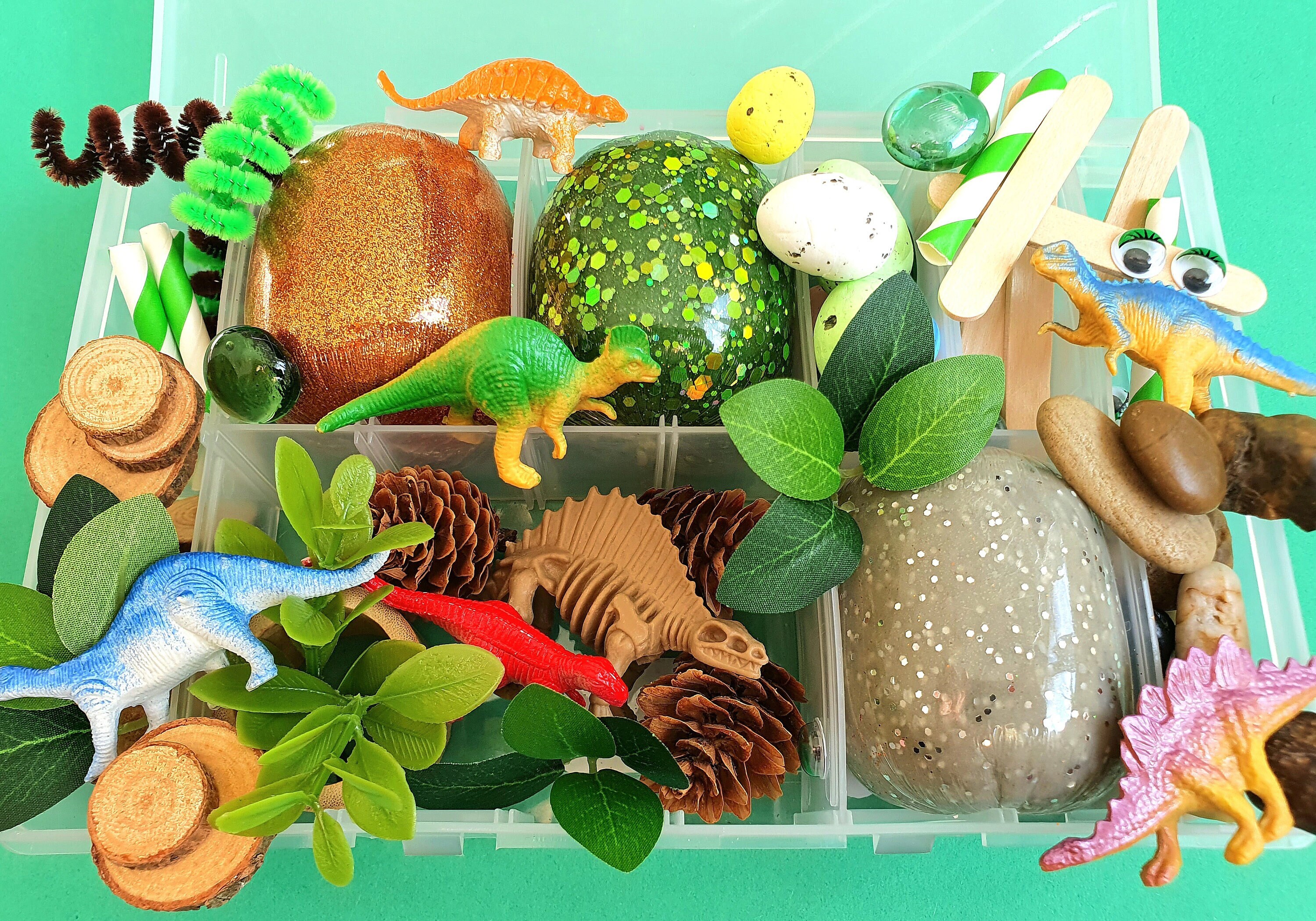 Dinosaur Playdough Kit Playdough Kit Playdough Box Sensory - Etsy UK