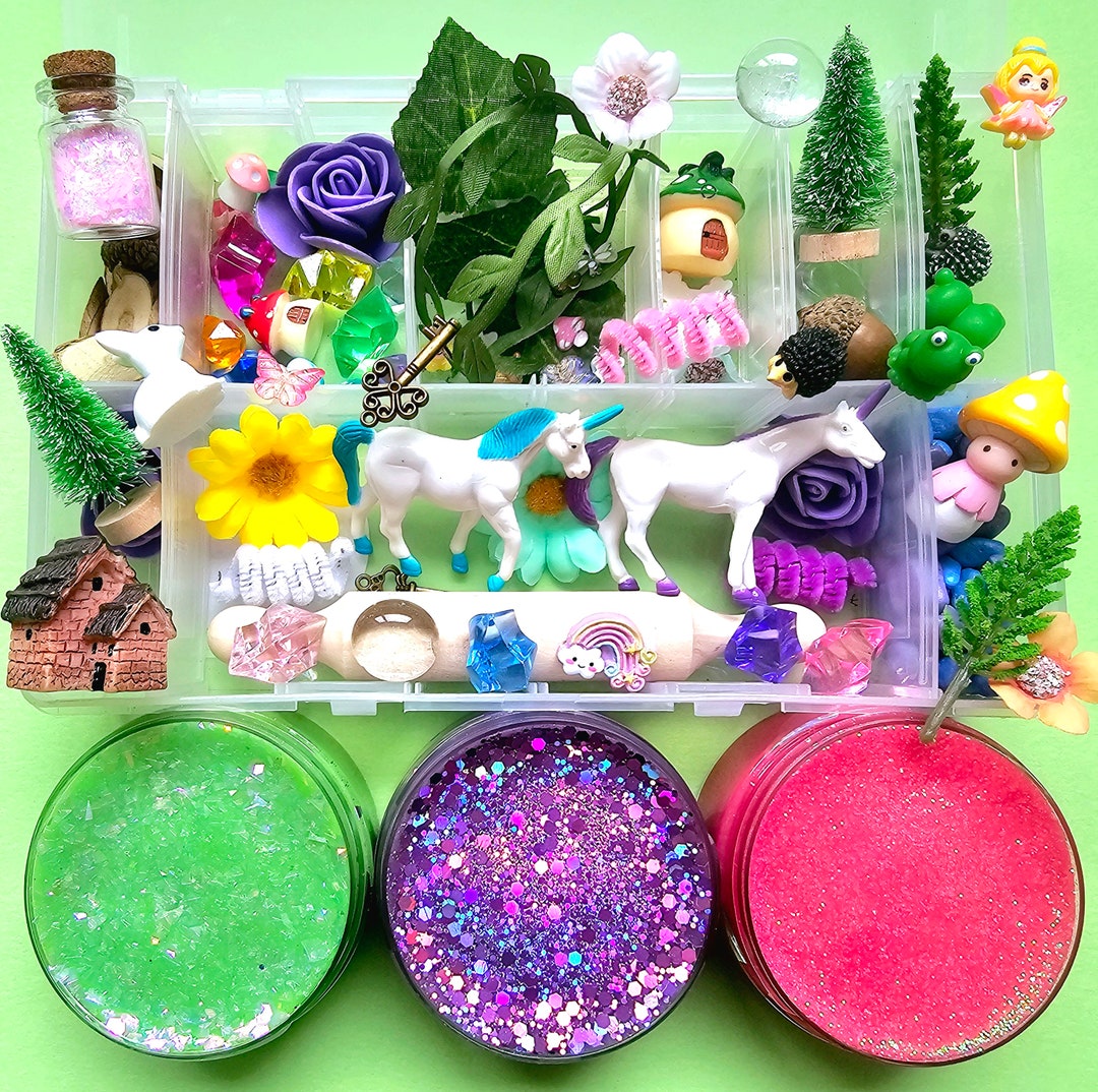 Enchanted Forest Playdough Kit, Playdough Sensory Kit, Fine Motor Kit ...