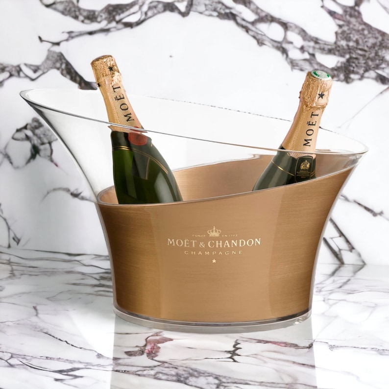 MOËT & CHANDON XXL Golden Champagne Vasque Ice Bucket Elegant ...