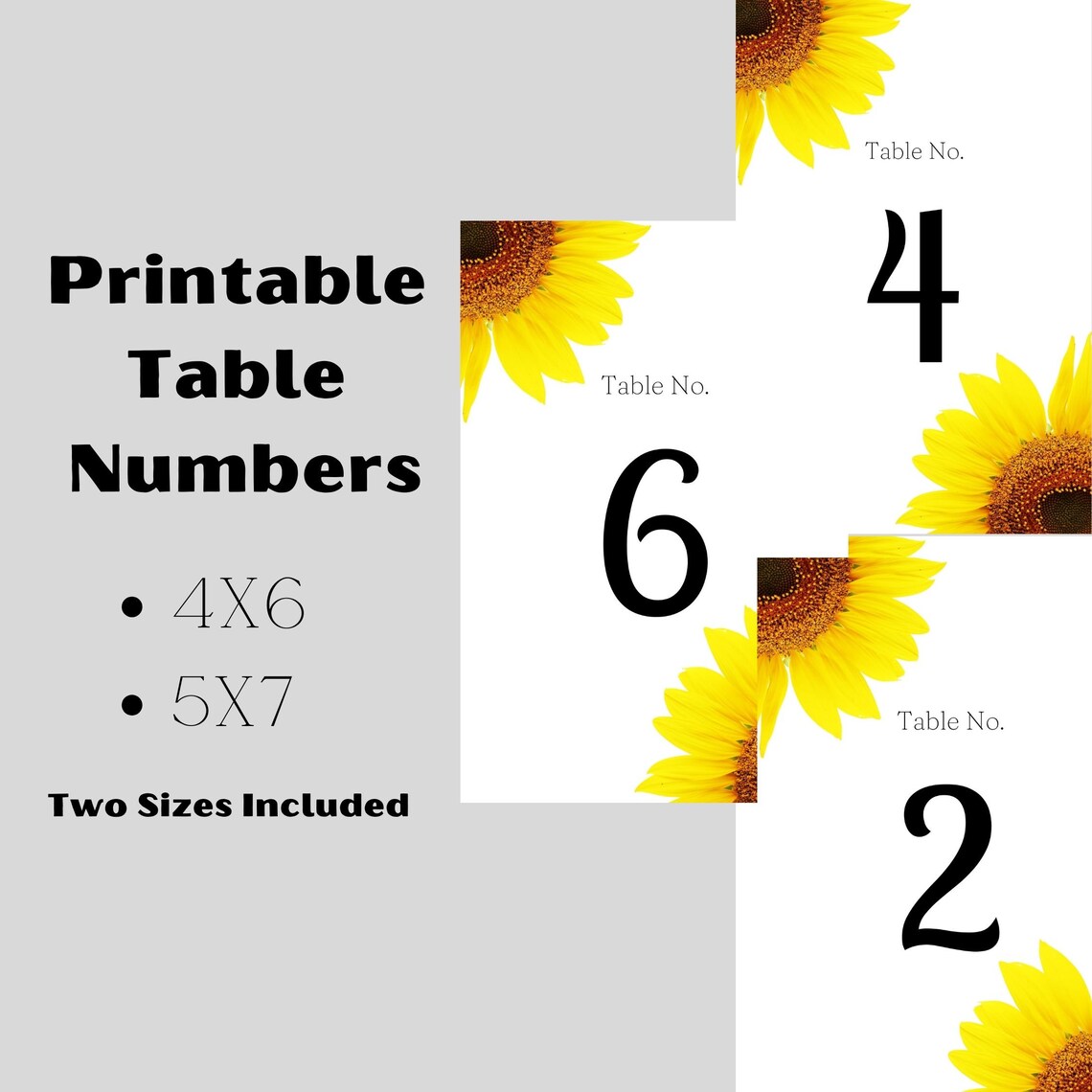Printable Table Numbers, Wedding Table Numbers, Luxury, Minimalist ...