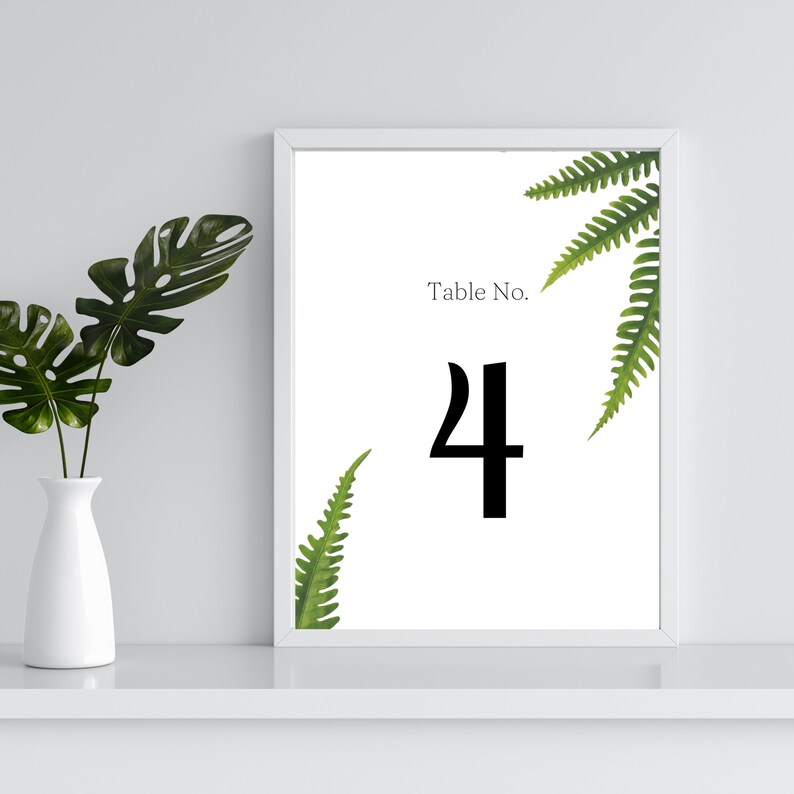 Printable Table Numbers, Wedding Table Numbers, Luxury, Minimalist ...