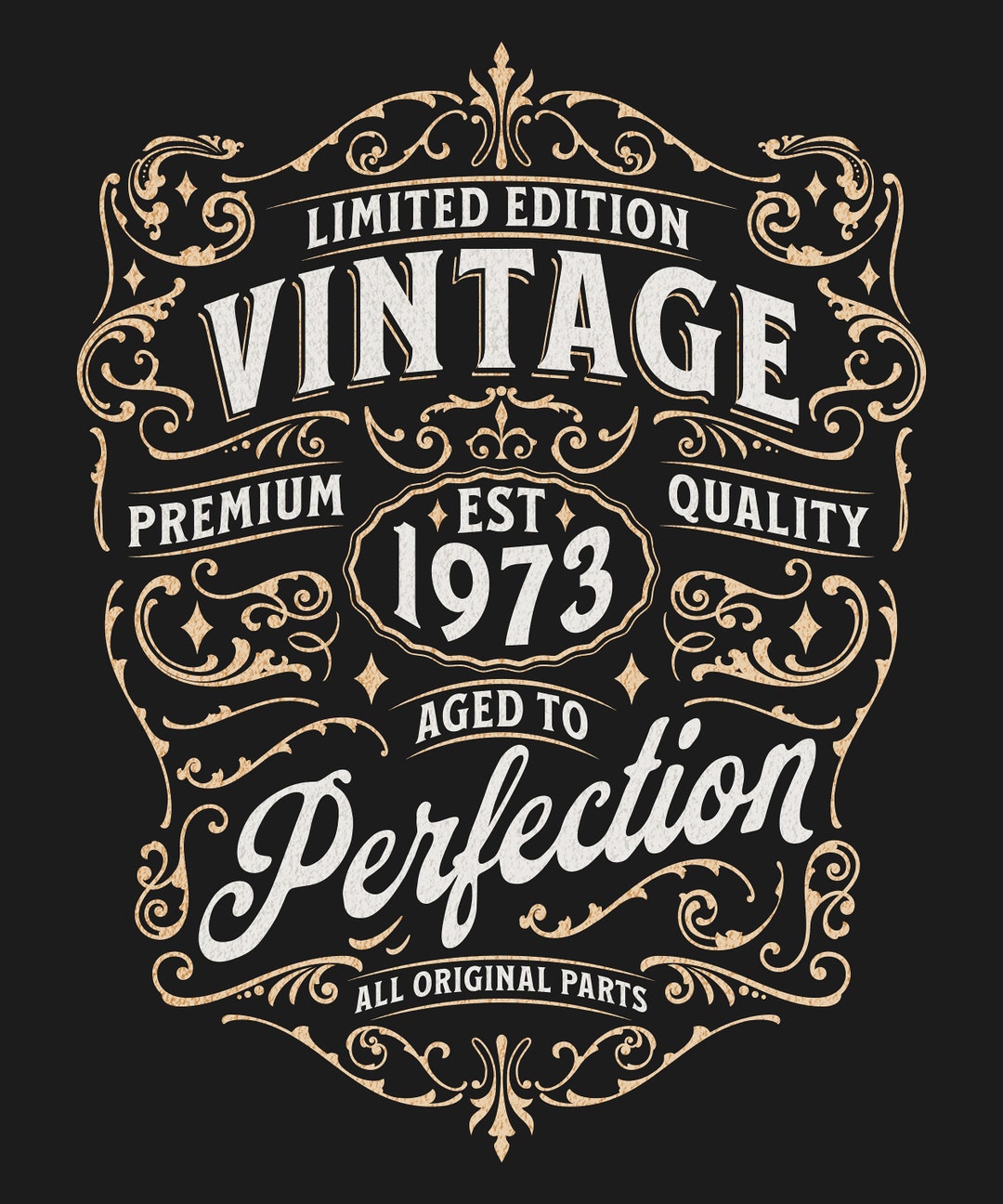 1973 Birthday Png 1973 Birthday Shirt 1973 Birthday Gift Shirt Vintage ...