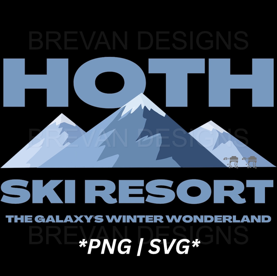 Star Wars Shirt Svg Hoth Ski Resort Svg Skiing Funny Star Wars - Etsy