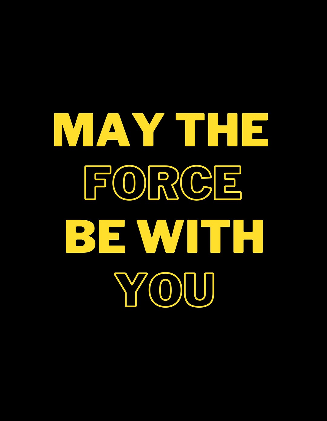 Star Wars Shirt Svg May the Force Be With You Svg Star Wars Svg Instant ...