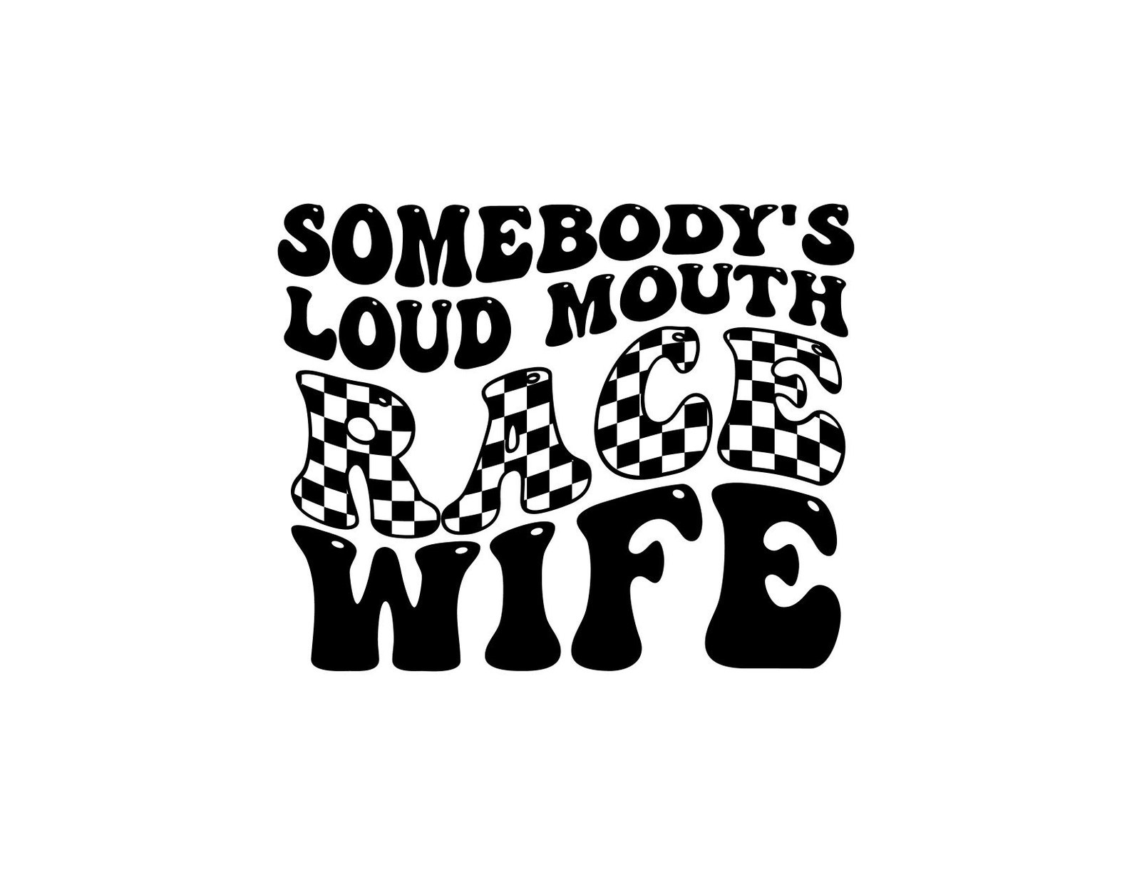 Loud Mouth Race Wife, Race Wife, Dirt Track Racing, Dirt Racing - Etsy