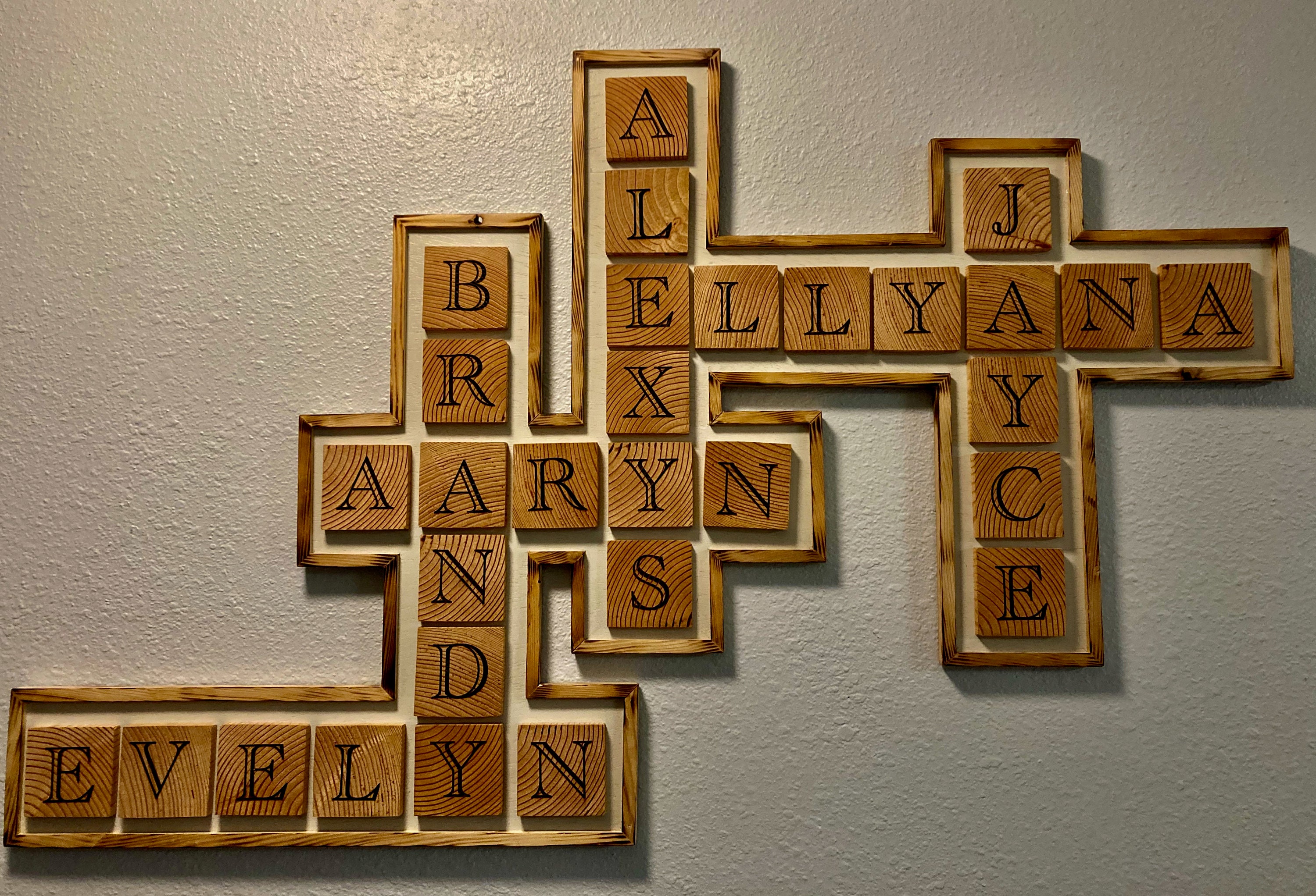 Custom Engraved Letter Tiles - Etsy