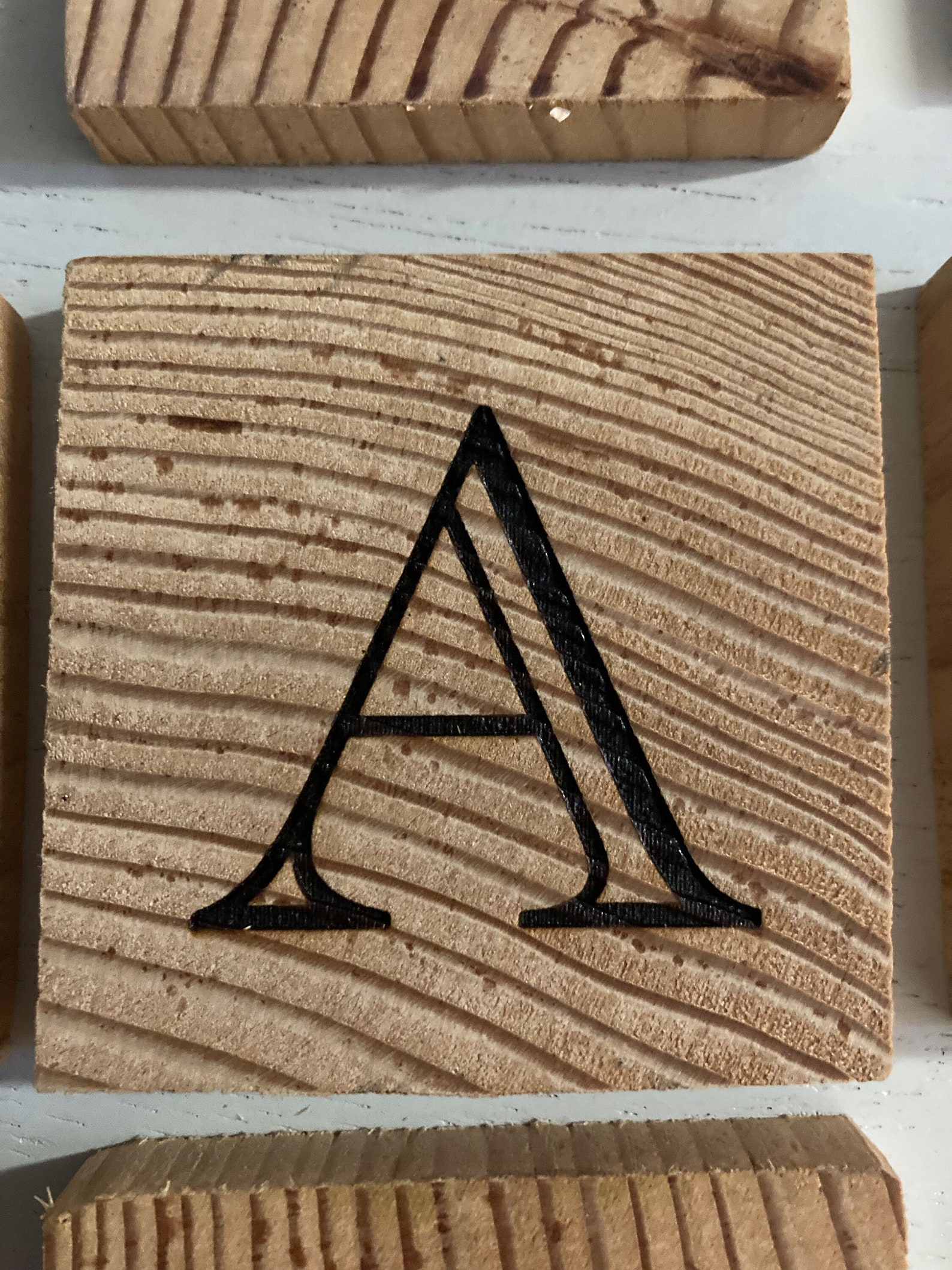 Custom Engraved Letter Tiles - Etsy