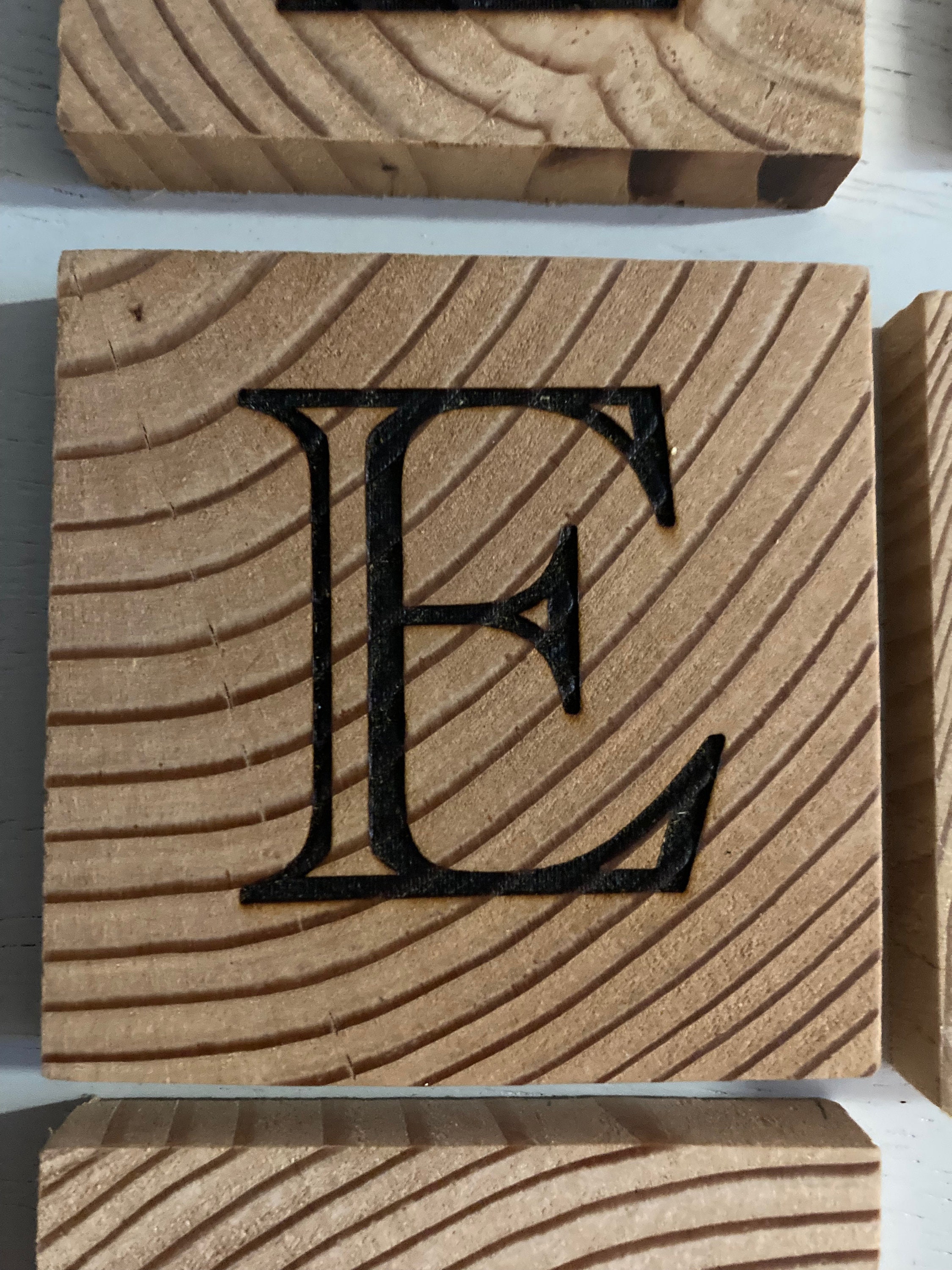 Custom Engraved Letter Tiles - Etsy