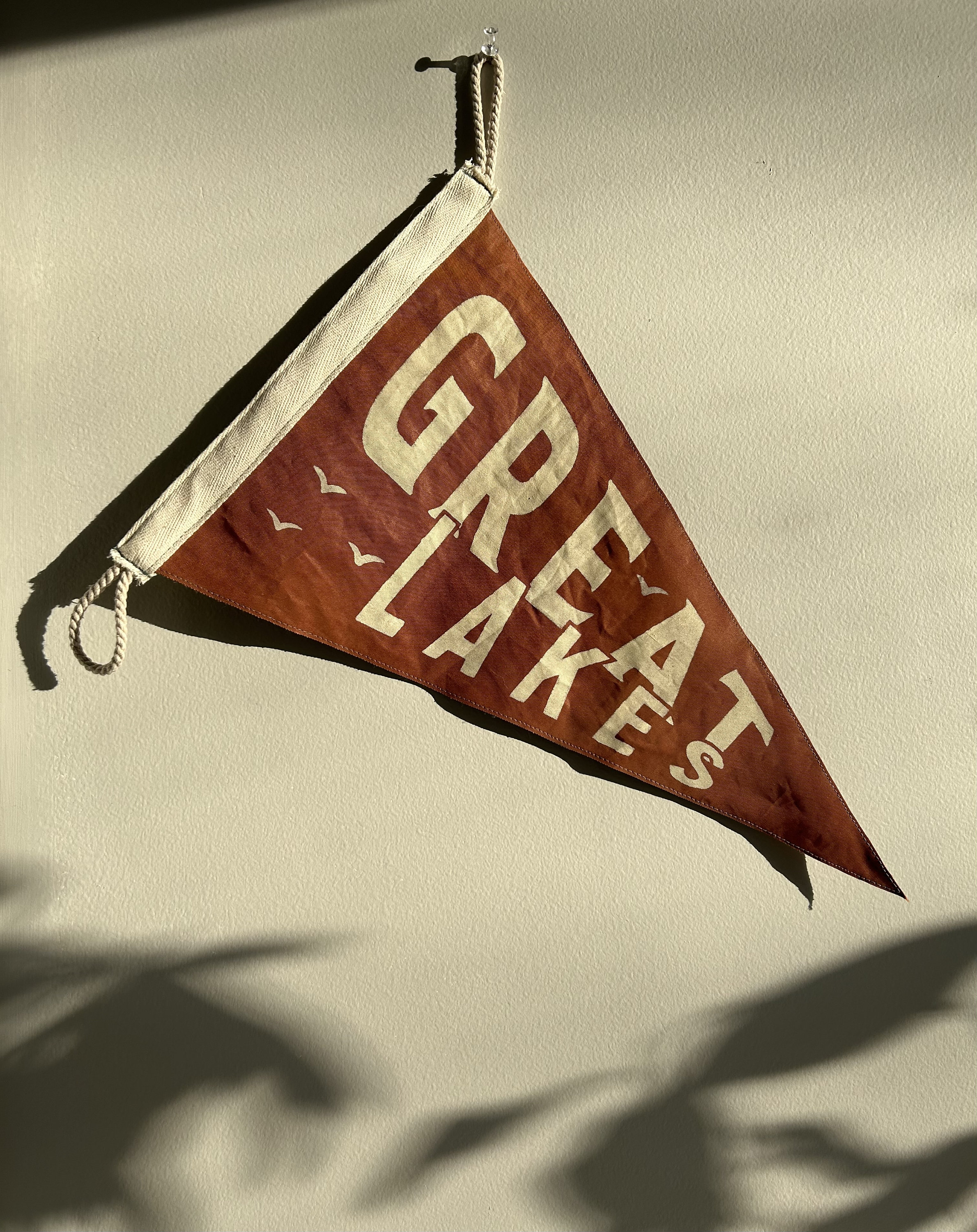 Custom Vintage Sail Cloth Pennant Handmade Pennant Upcycled Pennant ...