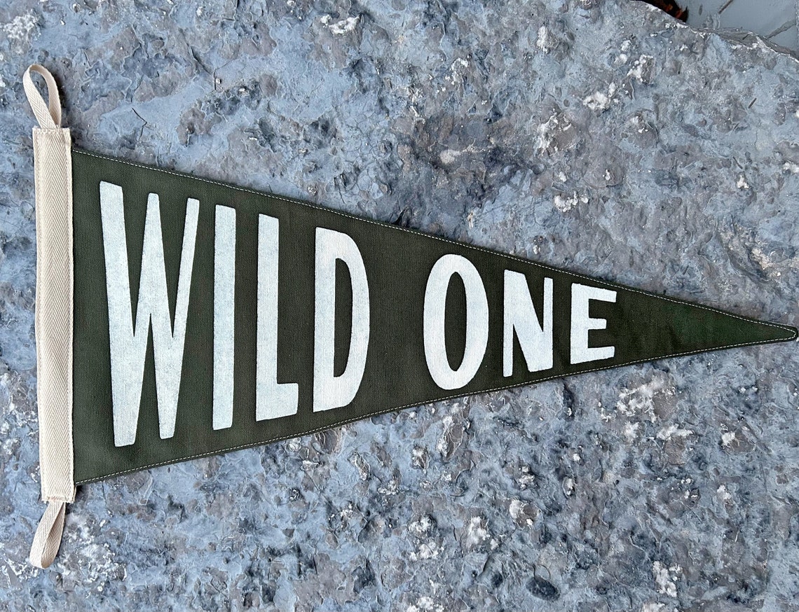 Personalized Pennant Canvas Pennant Handmade Pennant Cottage Decor ...