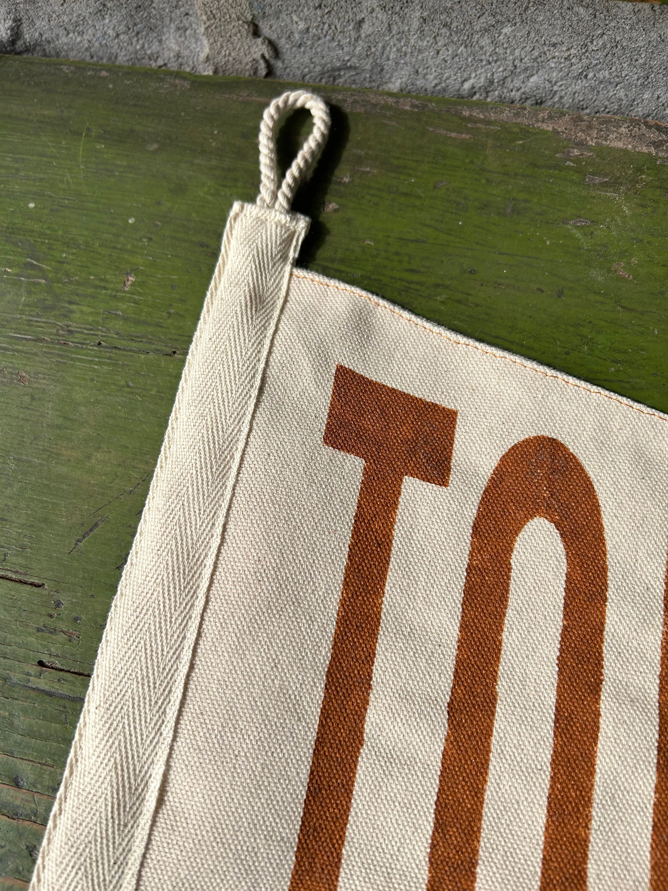 Vintage-style Cotton Canvas Pennant Flag - Handmade Pennant - Tobermory ...
