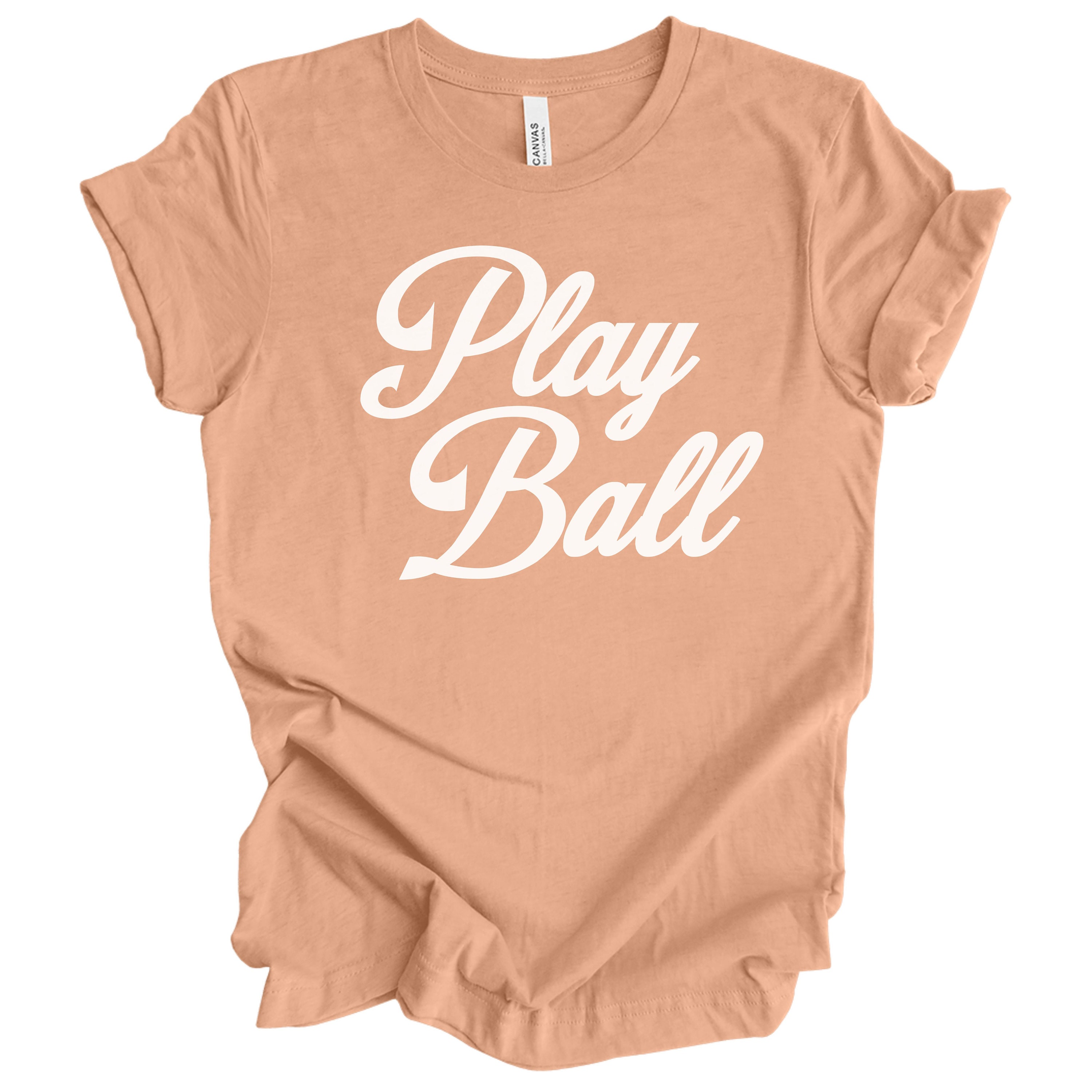 Play Ball Shirt, Baseball Tee, Vintage Retro Design, Softball Gift, Tee ...